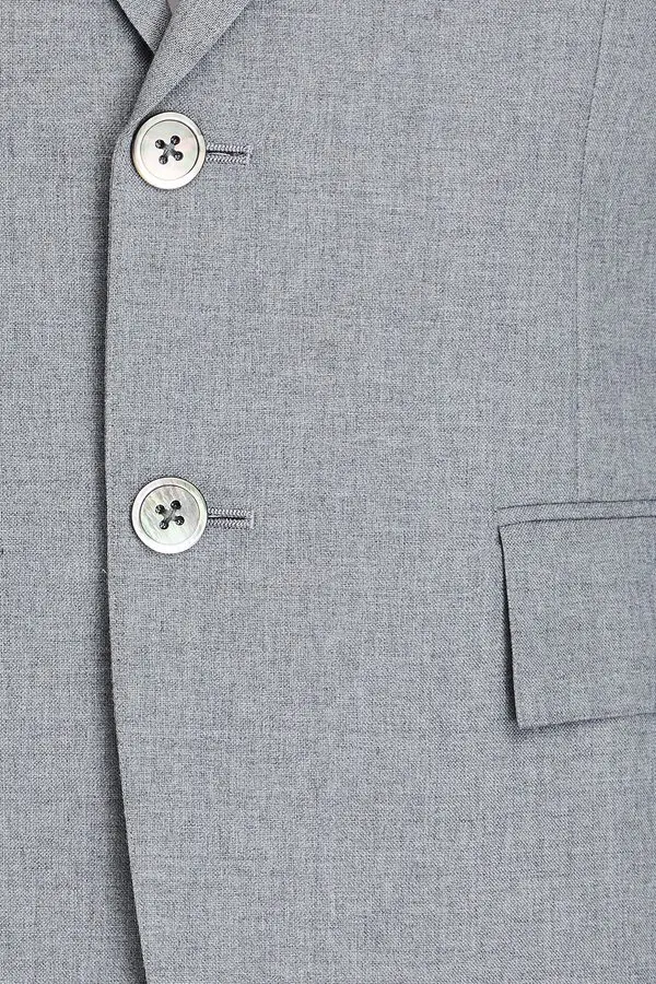 Thom Browne Wool-blend Blazer - Gray