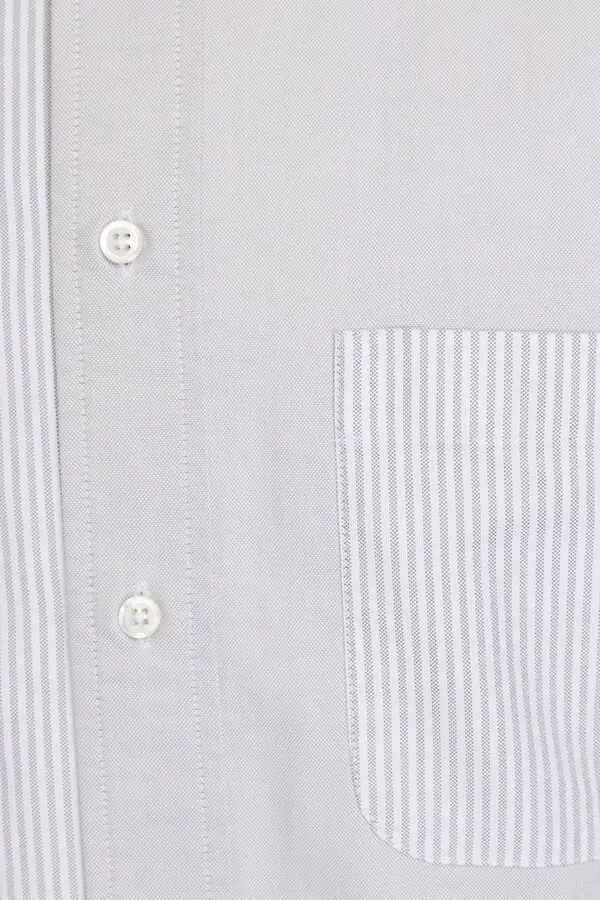 Thom Browne Striped Cotton Oxford Shirt