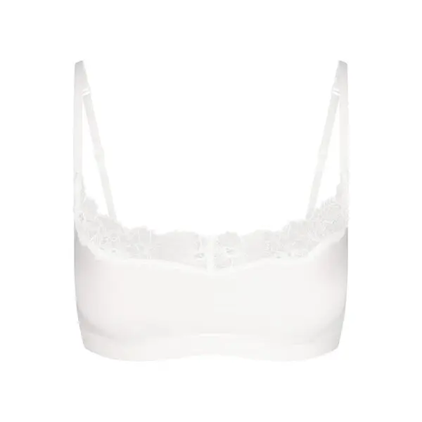 SKIMS Cotton Lace Scoop Bralette