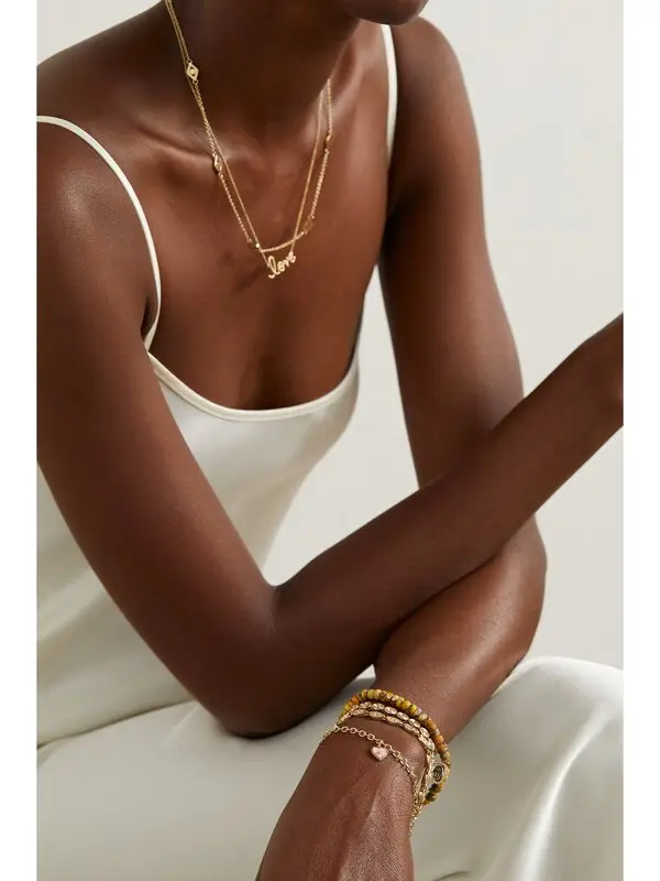 SYDNEY EVAN 14-karat Enamel And Diamond Bracelet