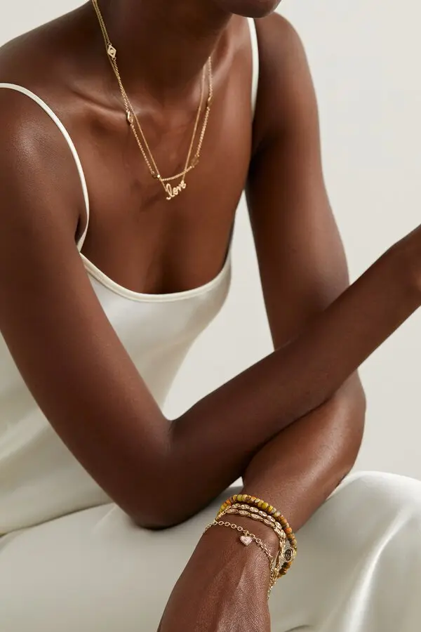 SYDNEY EVAN 14-karat Enamel And Diamond Bracelet