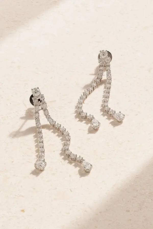 ANITA KO Diamond Dangle Earrings