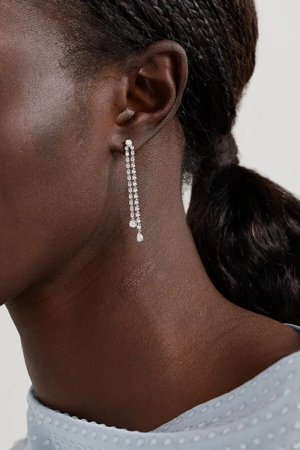 ANITA KO Diamond Dangle Earrings