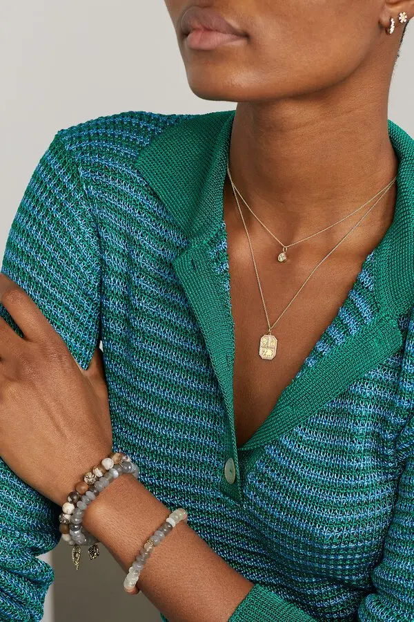 SYDNEY EVAN Icon Diamond And 14-karat Necklace