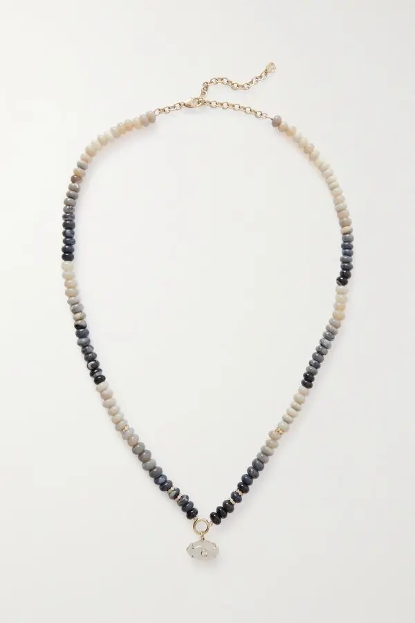 SYDNEY EVAN 14-karat Multi-stone Necklace