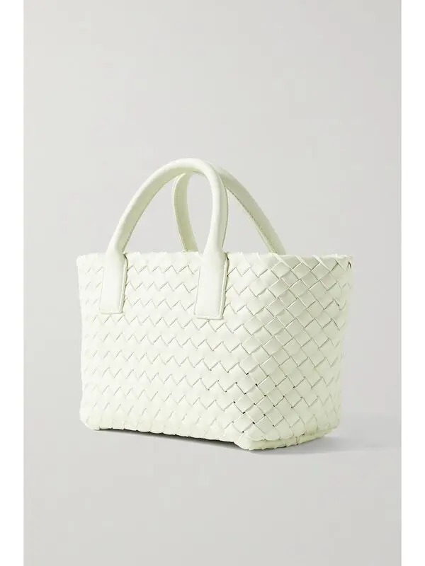 Bottega Veneta Cabat Mini Intrecciato Leather Tote