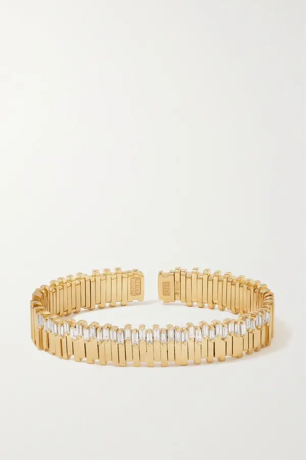 SUZANNE KALAN 18-karat Diamond Bracelet - Gold