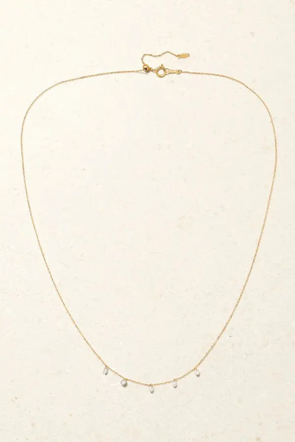 PERSEE Danaé 18-karat Diamond Necklace - Gold