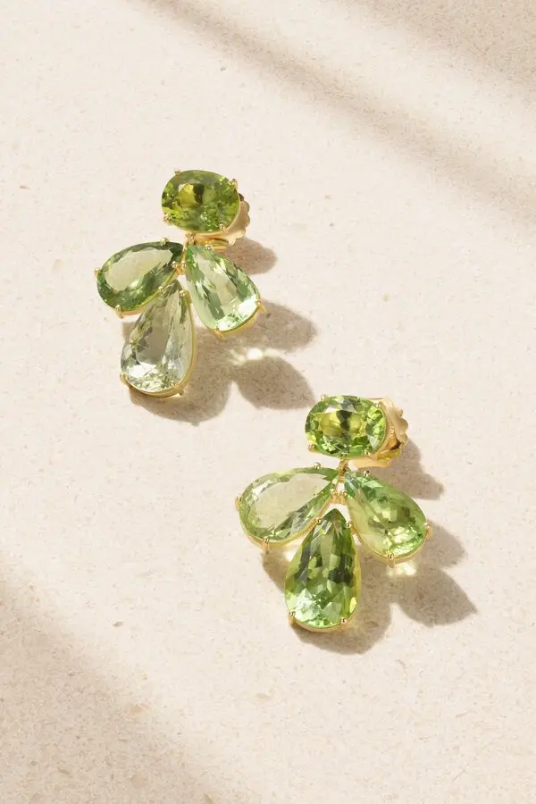 Irene Neuwirth Gemmy Gem 18-karat Tourmaline Earrings - Gold