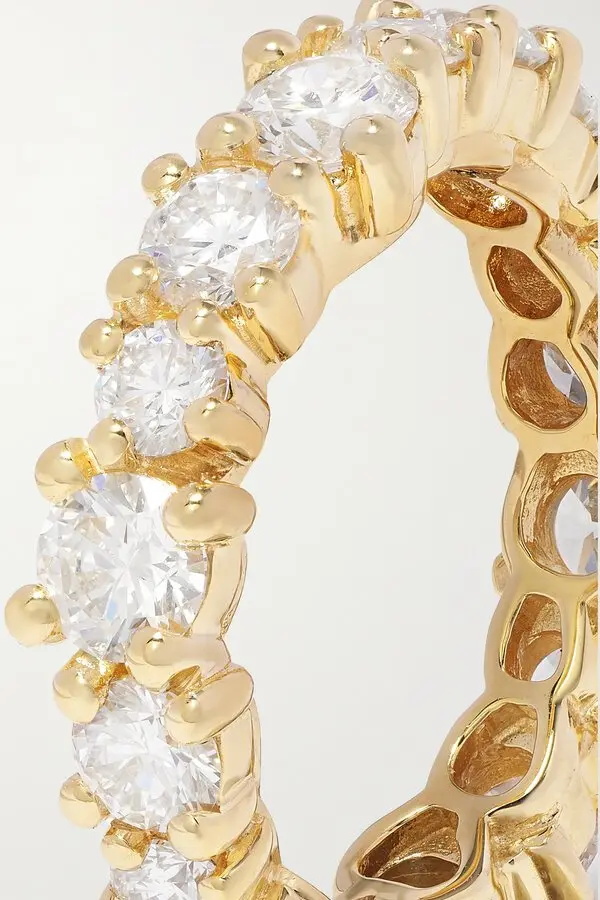 SUZANNE KALAN Eternity 18-karat Diamond Ring