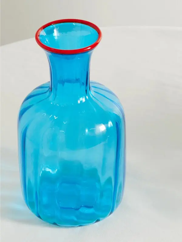 La DoubleJ Murano Glass Carafe - Blue