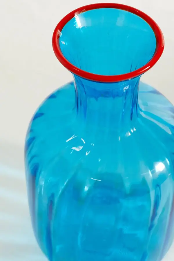 La DoubleJ Murano Glass Carafe - Blue