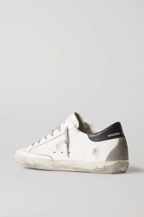 GOLDEN GOOSE Superstar Distressed Leather Sneakers