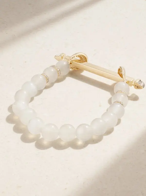 ANANYA Chakra 18-karat Multi-stone Bracelet - Gold