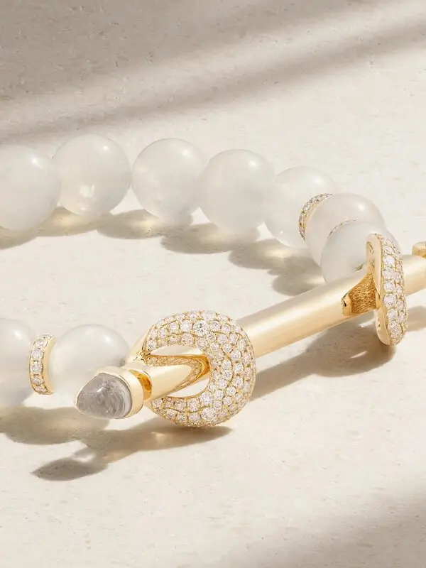 ANANYA Chakra 18-karat Multi-stone Bracelet - Gold