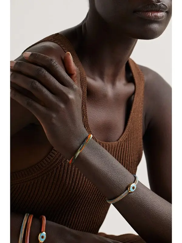 OLE LYNGGAARD COPENHAGEN Life 18-karat And Rope Bracelet