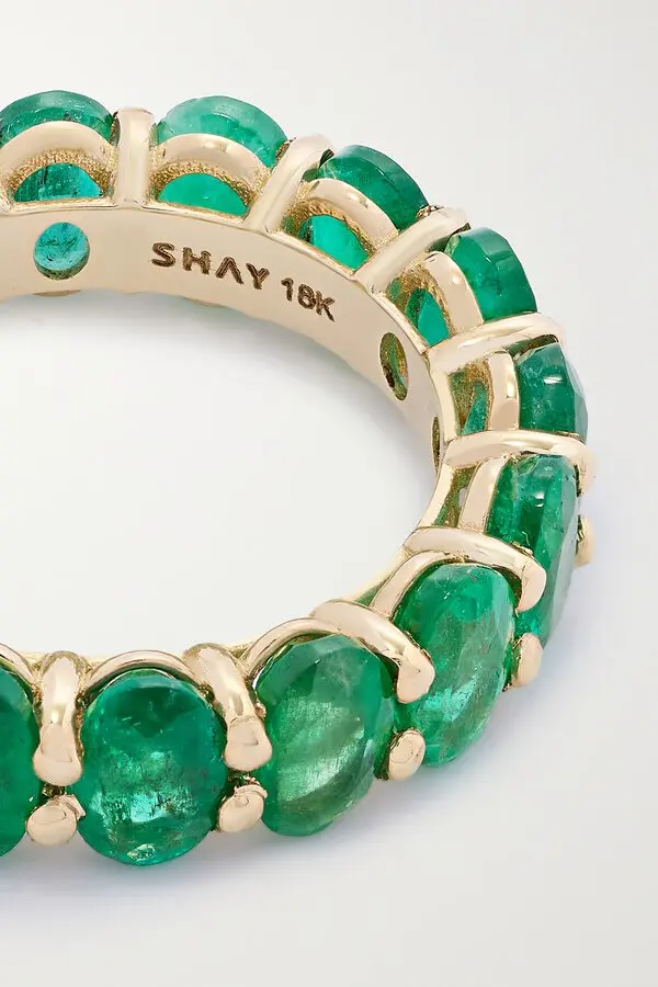 Shay 18-karat Emerald Ring
