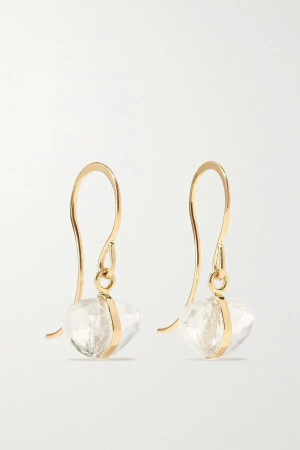 MELISSA JOY MANNING 14-karat Recycled Moonstone Drop Earrings - Gold