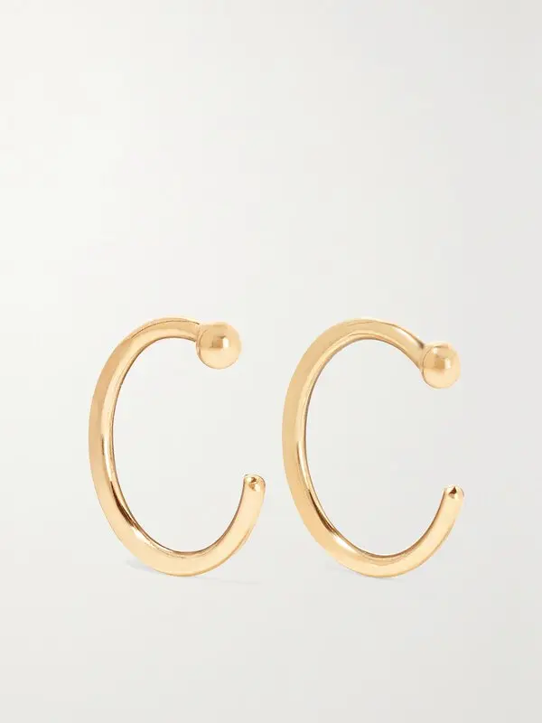 MELISSA JOY MANNING 14-karat Hoop Earrings - Gold