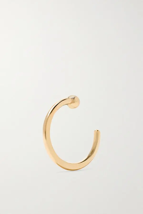 MELISSA JOY MANNING 14-karat Hoop Earrings - Gold | Editorialist