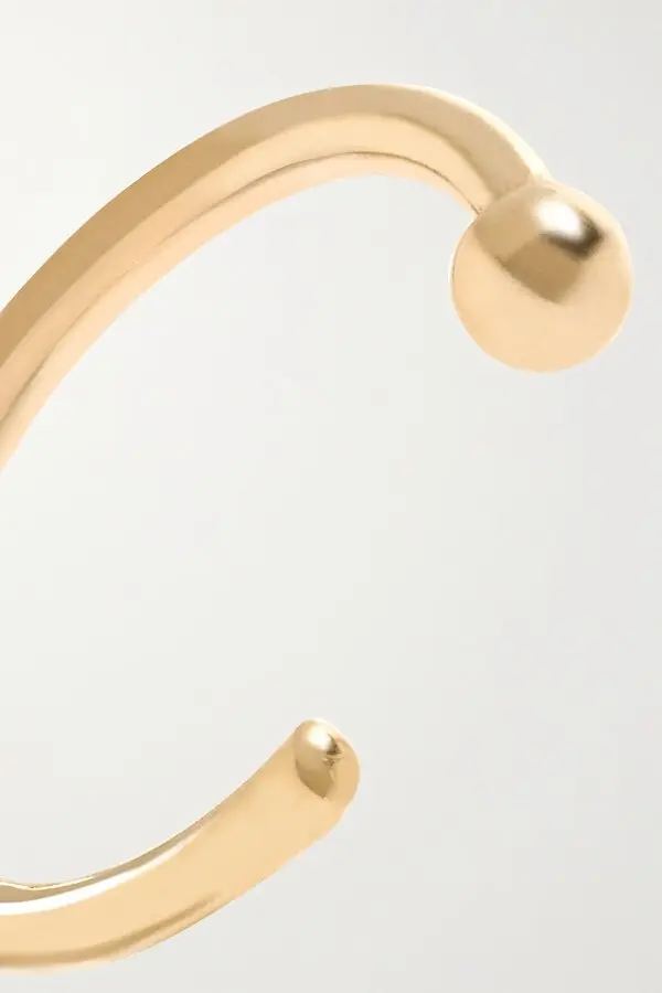 MELISSA JOY MANNING 14-karat Hoop Earrings - Gold | Editorialist