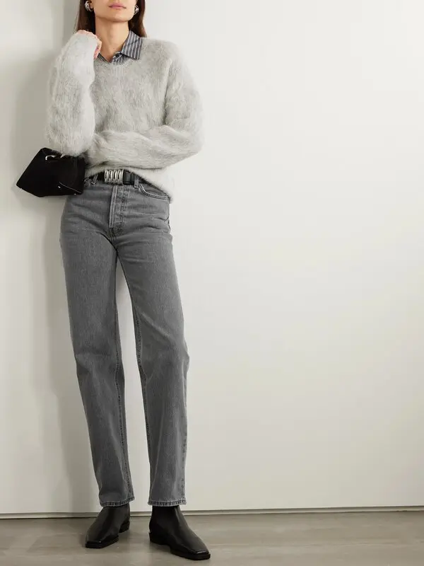 TOTEME High-rise Straight-leg Organic Jeans