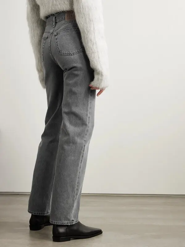 TOTEME High-rise Straight-leg Organic Jeans