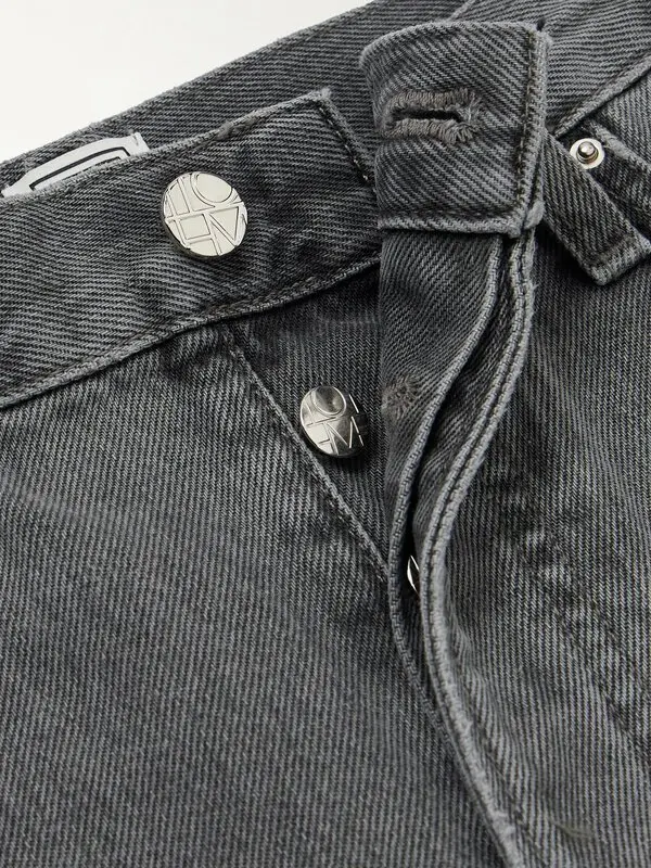 TOTEME High-rise Straight-leg Organic Jeans