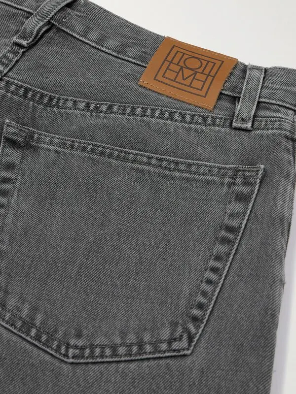 TOTEME High-rise Straight-leg Organic Jeans