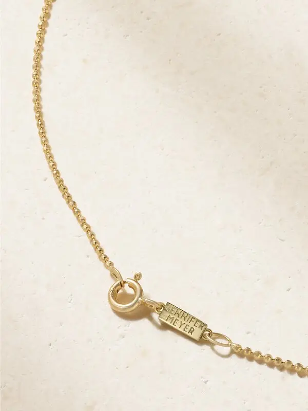 JENNIFER MEYER Good Luck 18-karat Diamond Necklace - Gold
