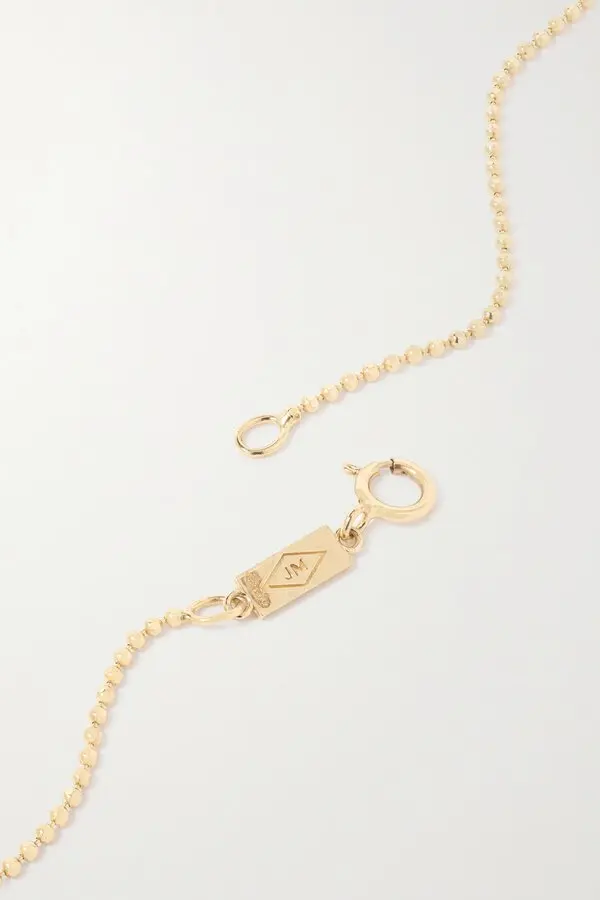 JENNIFER MEYER Good Luck 18-karat Diamond Necklace - Gold