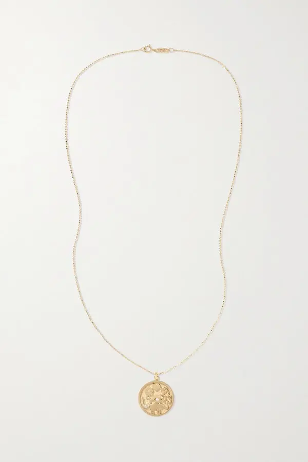 JENNIFER MEYER Good Luck 18-karat Diamond Necklace - Gold