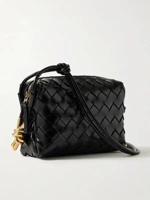 Bottega Veneta Loop Mini Intrecciato Leather Bag