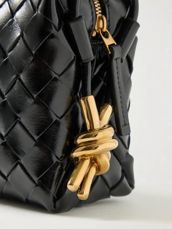 Bottega Veneta Loop Mini Intrecciato Leather Bag
