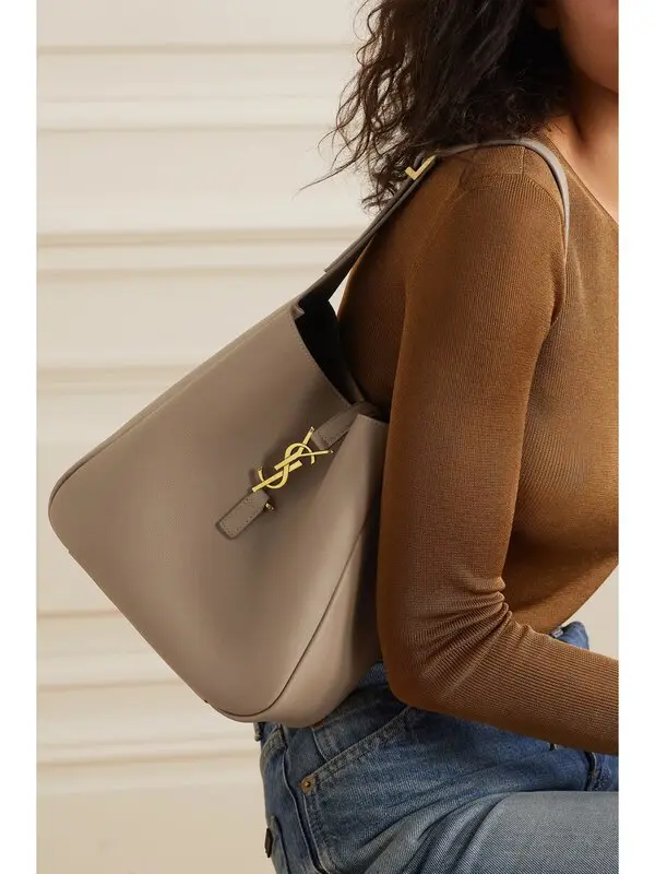 Saint Laurent Le 5 À 7 Supple Small Shoulder Bag - Neutrals