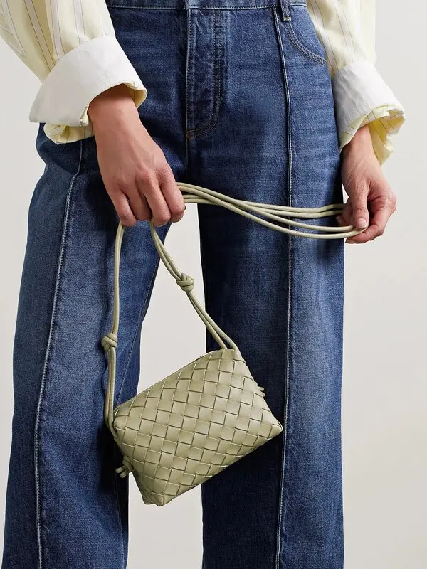 Bottega Veneta Loop Mini Crossbody Bag - Green
