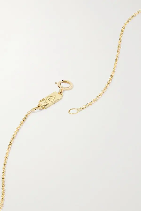 JENNIFER MEYER Hammered 18-karat Heart Necklace - Gold