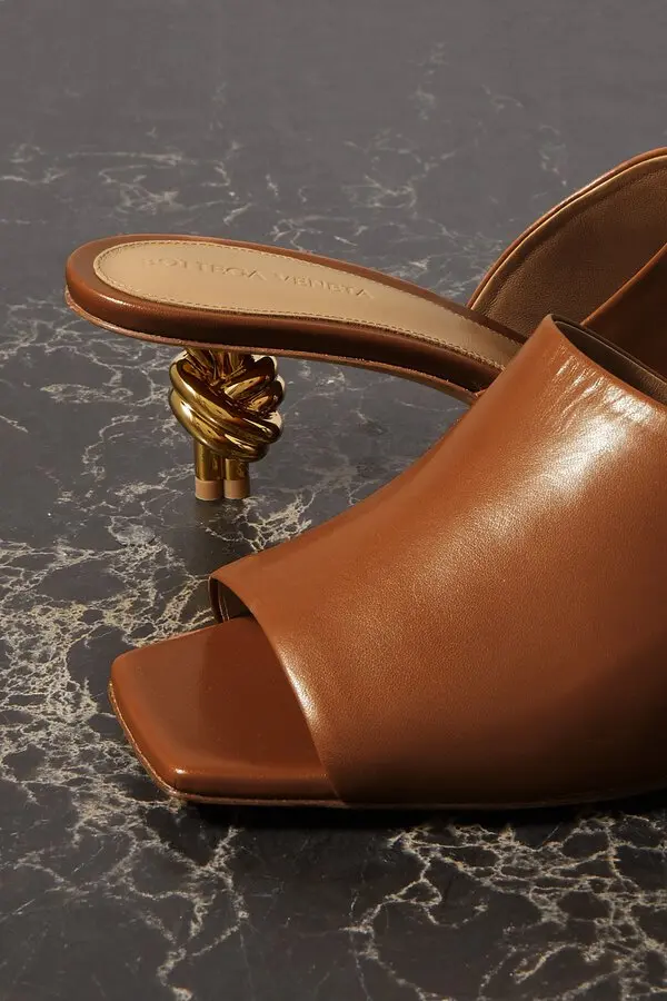 Bottega Veneta Knot Leather Mules