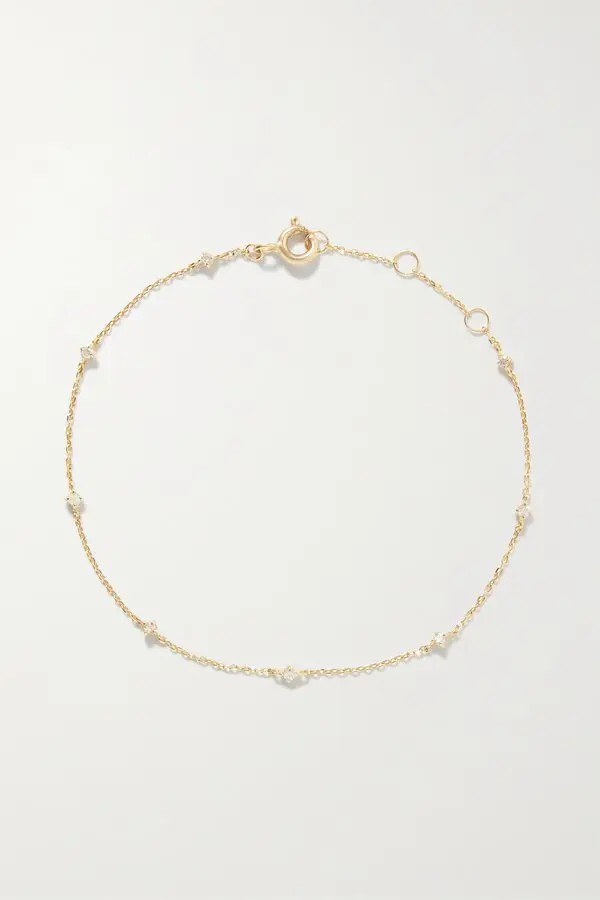 STONE AND STRAND 10-karat Diamond Bracelet - Gold