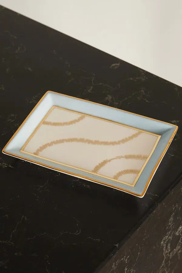 SUZANNE KALAN Jonathan Adler Porcelain Jewelry Tray - Pink