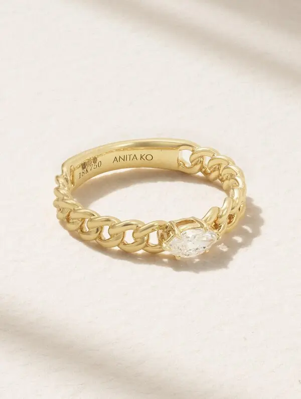 ANITA KO 18-karat Diamond Ring - Gold