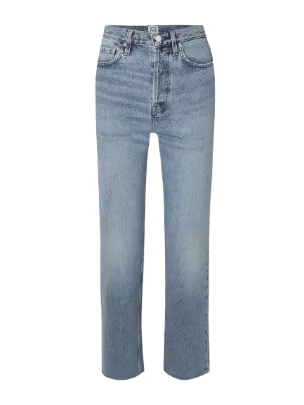 TOTÊME - Classic Cut High-Rise Straight-Leg Organic Jeans