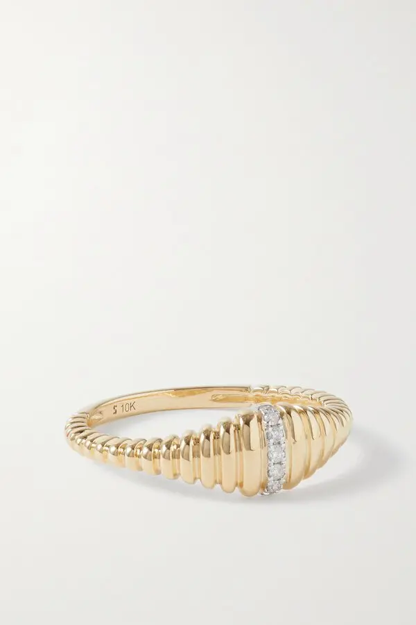 STONE AND STRAND 10-karat Diamond Ring - Gold