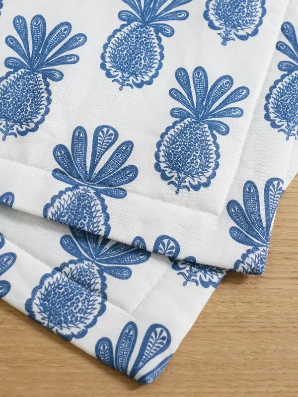 La DoubleJ Set Of Two Printed Linen Placemats