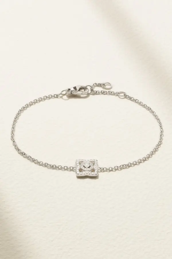 De Beers Enchanted Lotus Diamond Bracelet - Gold