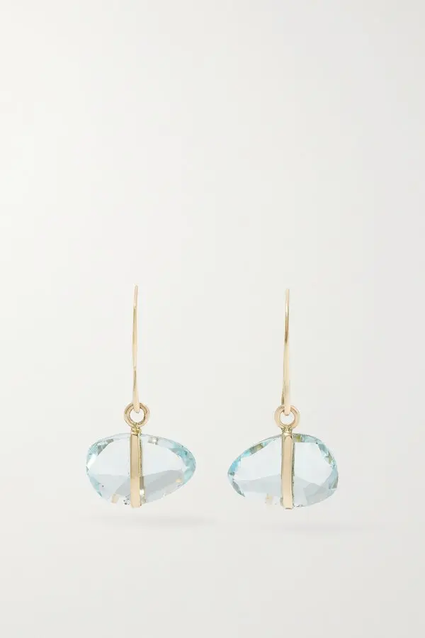 MELISSA JOY MANNING 14-karat Recycled Topaz Drop Earrings - Gold