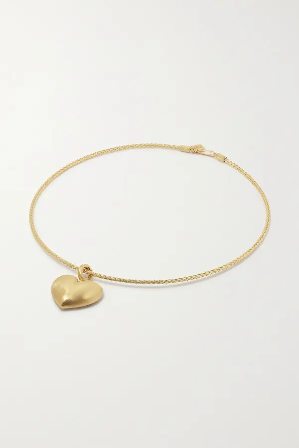 Lauren Rubinski 14-karat Heart Pendant Necklace - Gold