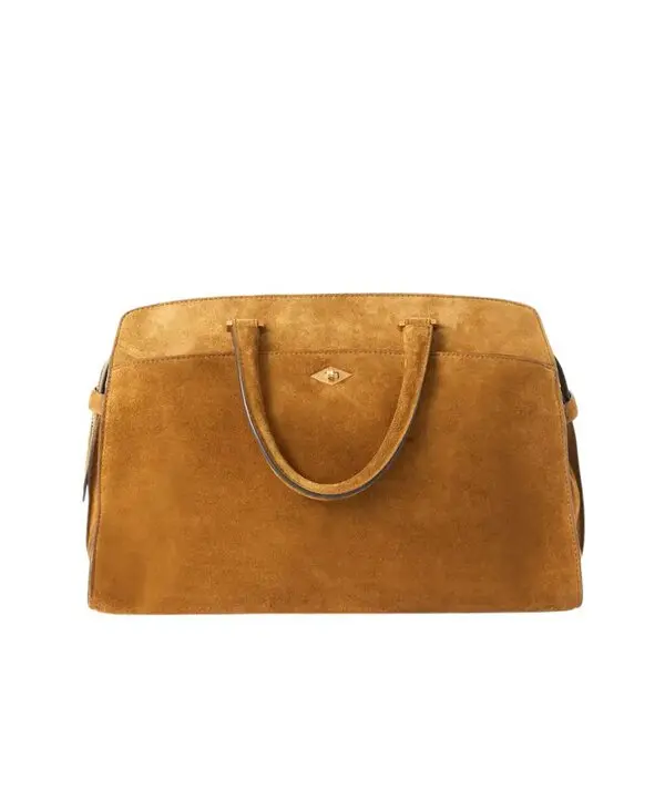 METIER Private Eye Medium Suede Tote - Brown