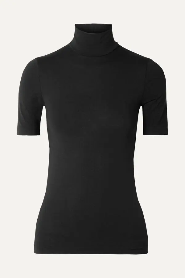 Wolford Aurora Modal-blend Jersey Turtleneck Top