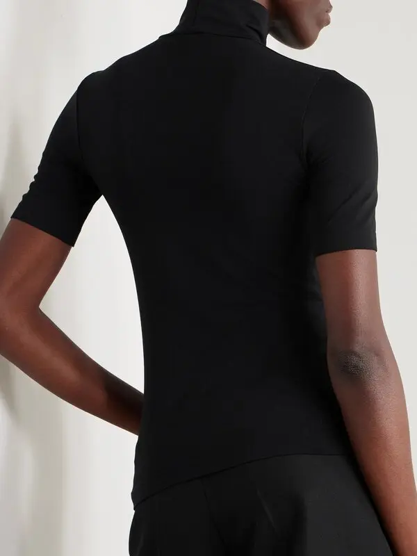 Wolford Aurora Modal-blend Jersey Turtleneck Top